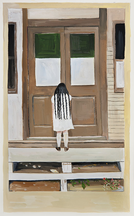 Gallery: Maira Kalman’s girls standing on lawns