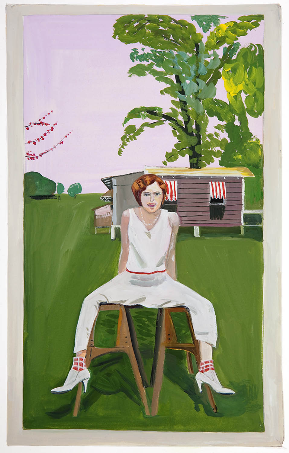 Gallery: Maira Kalman’s girls standing on lawns