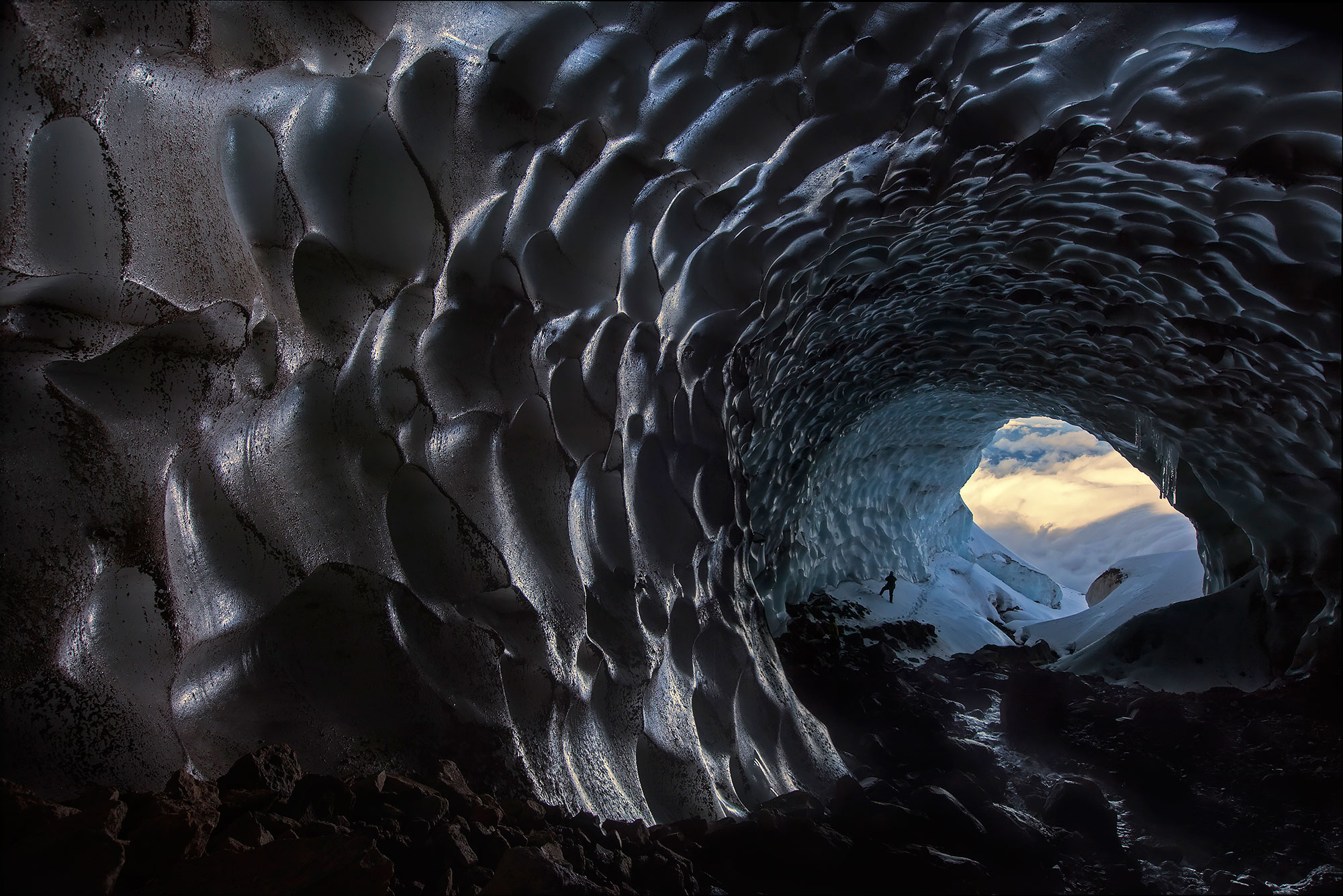 Gallery: The fleeting beauty of caves made from ice and snow