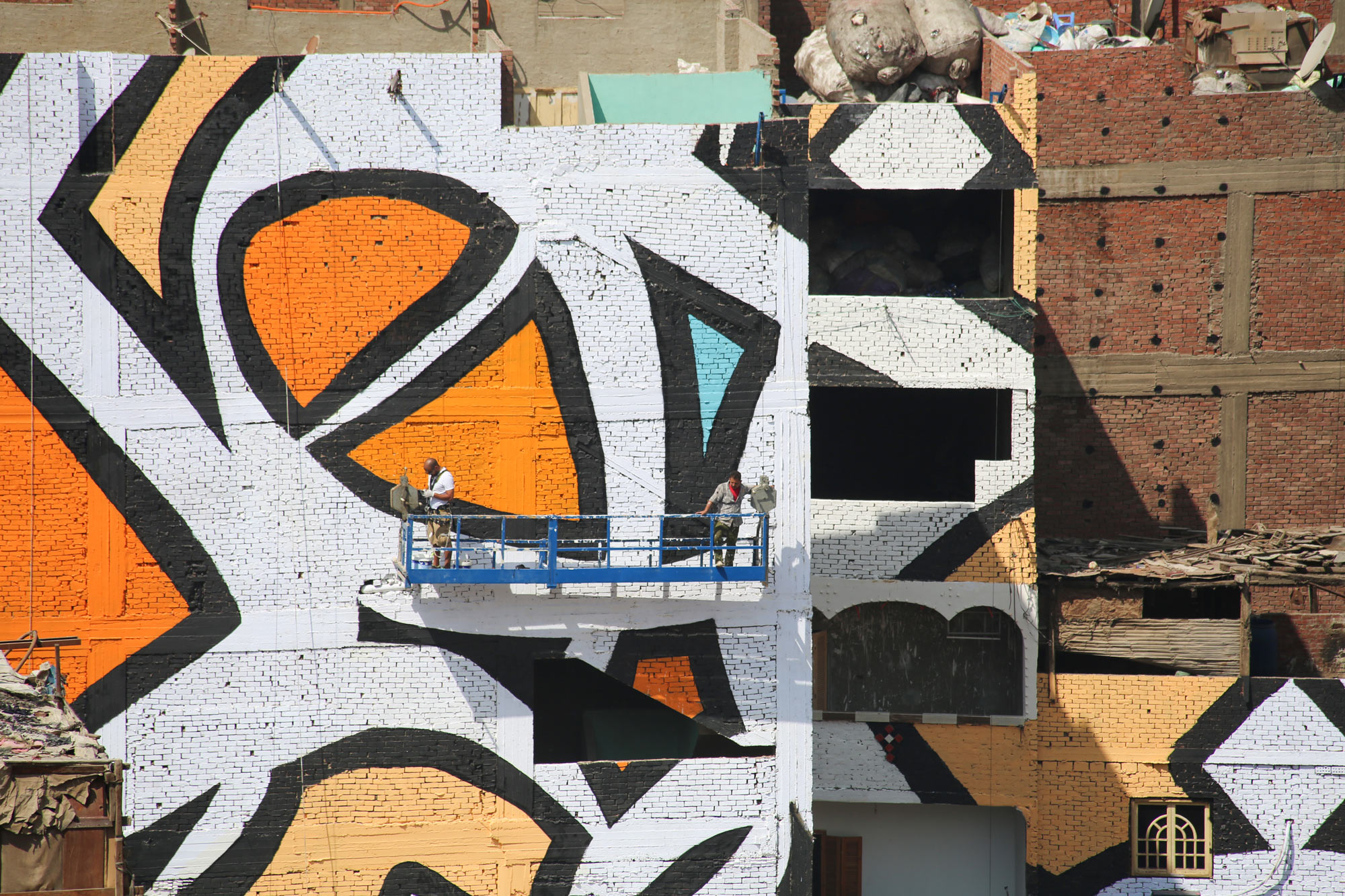 The wonder and humanity of a mural that spans 50 buildings