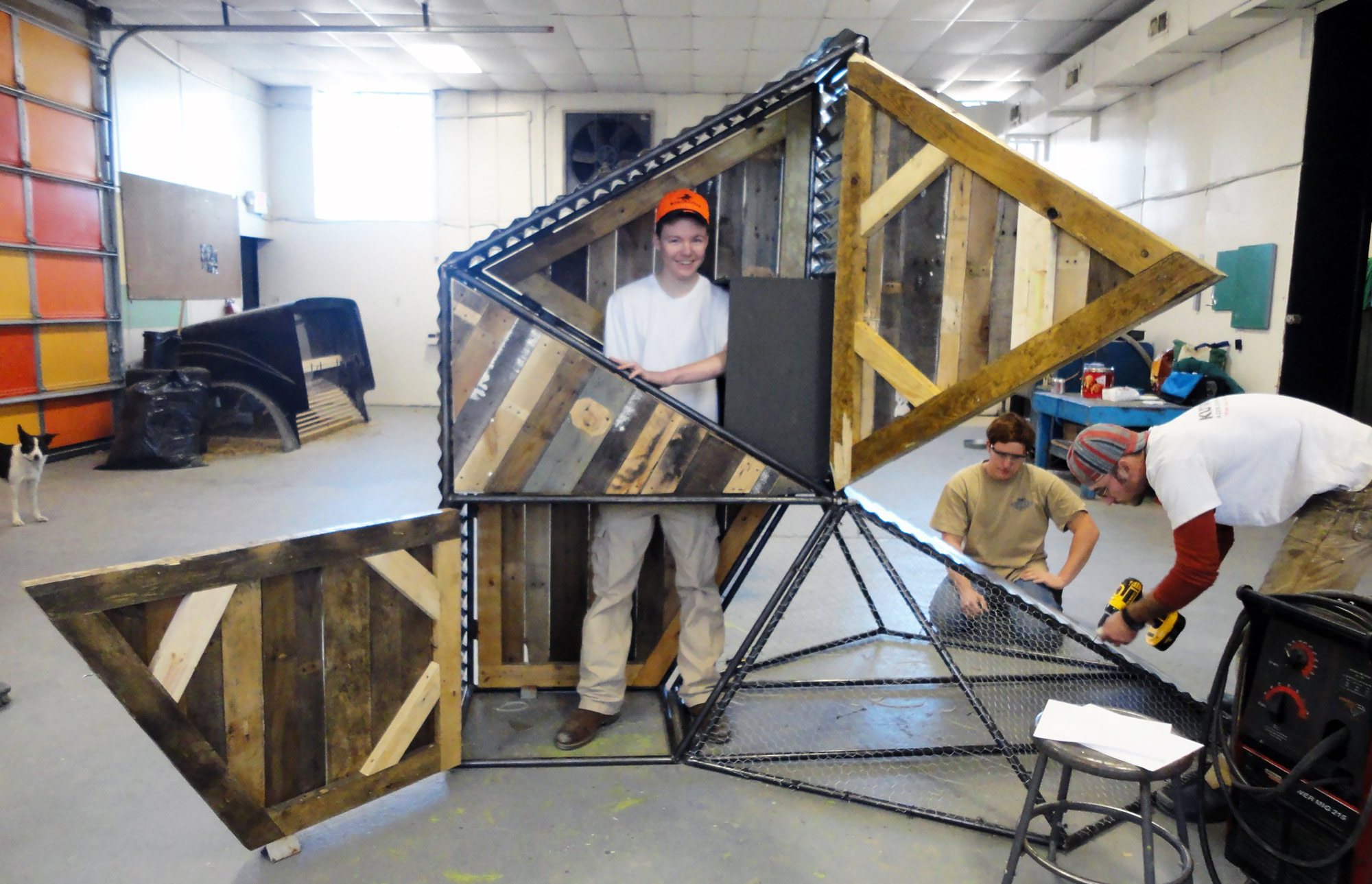 These kids build tiny houses, chicken coops — and life skills