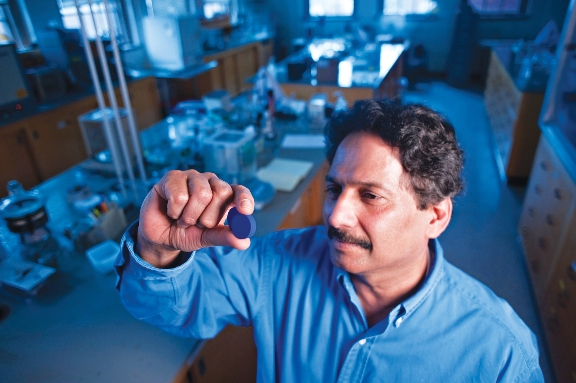 How on earth do you discover a brand-new blue pigment? By accident.