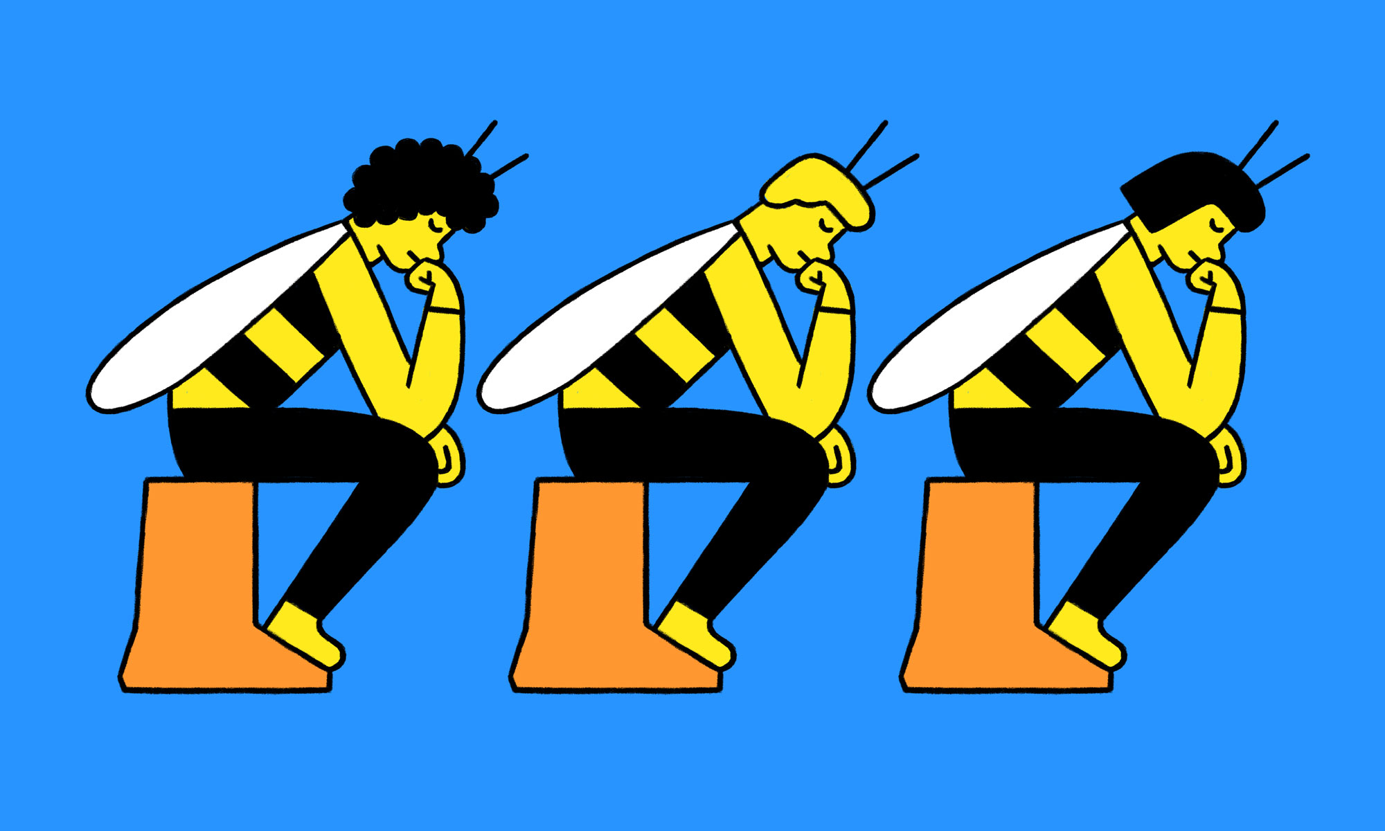 If you want to take on big problems, try thinking like a bee
